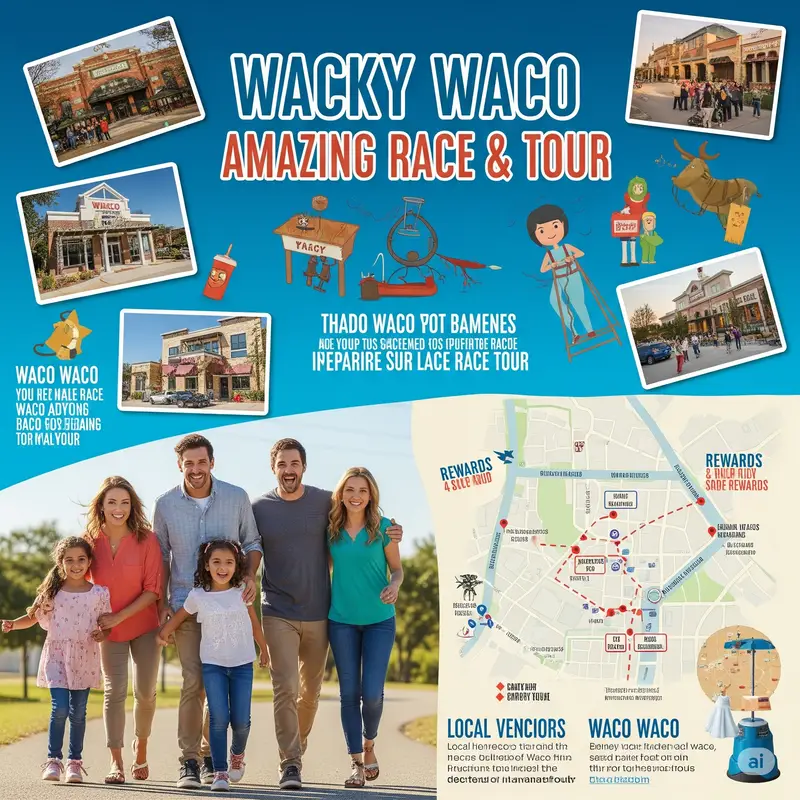 Wacky Waco Amazing Race & Tour: Epic Adventure + Tickets! - Waco News Now